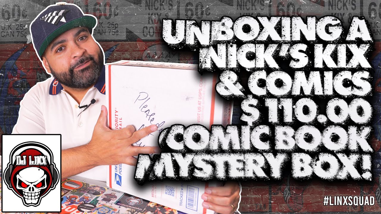 UNBOXING A NICK'S KIX & COMICS $110.00 COMIC BOOK MYSTERY BOX!!! #stickaround #linxsquad - YouTube
