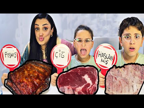 ÇİĞ, HAŞLANMIŞ veya PİŞMİŞ YEMEK YARIŞMASI !!