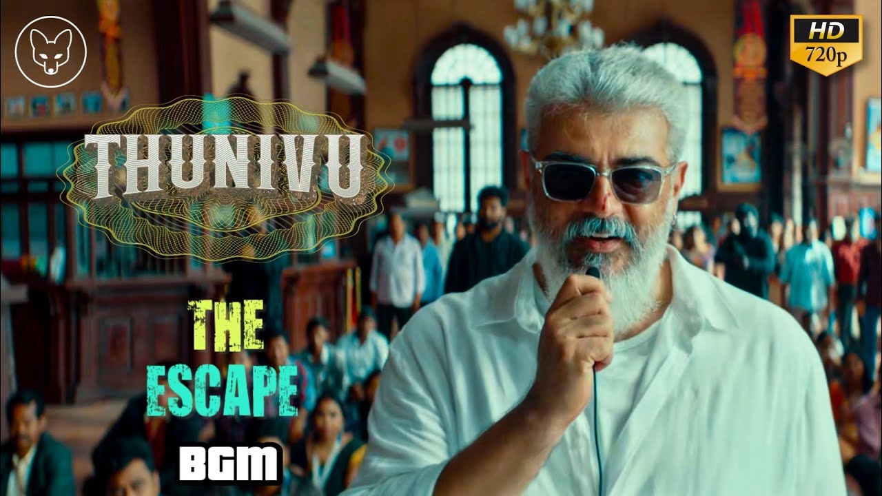 Thunivu | The Escape BGM | Ajith | Manju Warrier | John Kokken | H ...