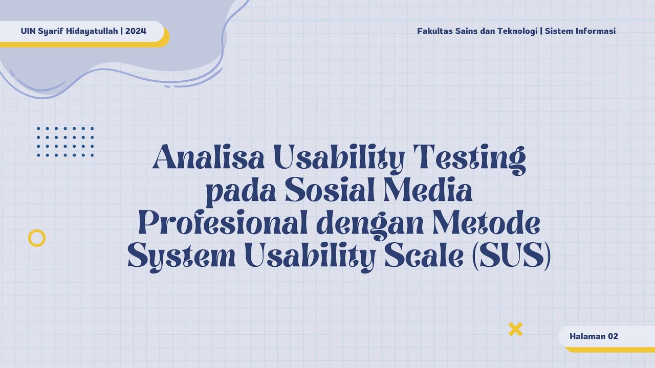 Redesign Aplikasi LinkedIn: Analisis & Solusi Usability Berdasarkan Metode SUS - YouTube