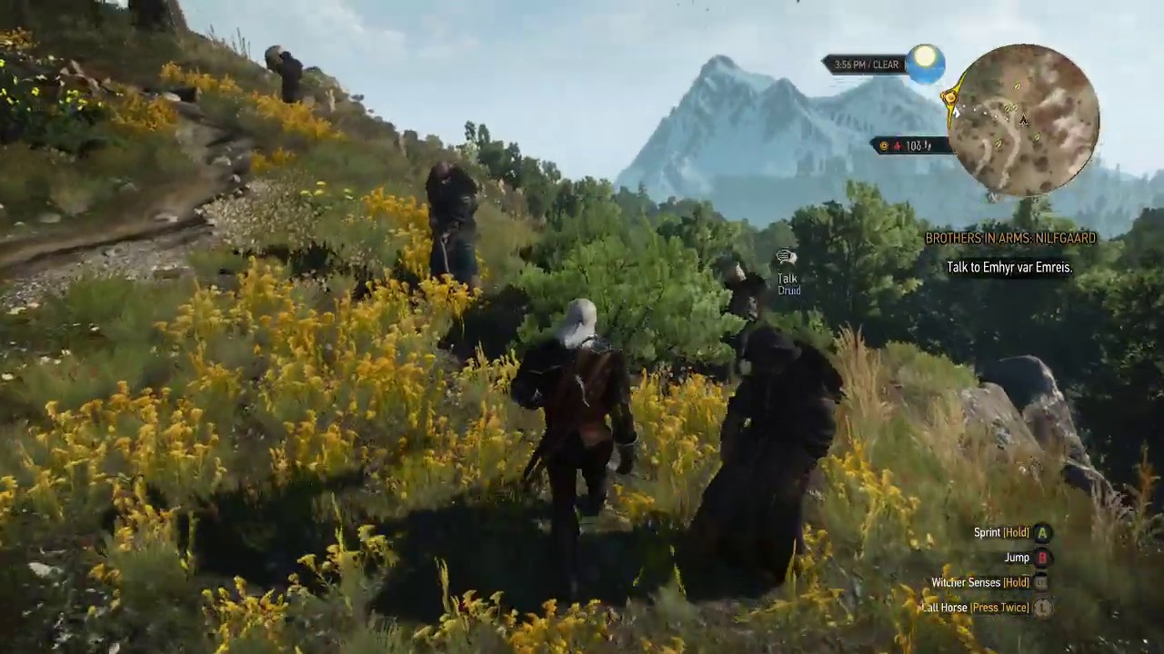 The Witcher 3 Recruit Ermion to Kaer Morhen Wild Hunt Fight Get Full ...