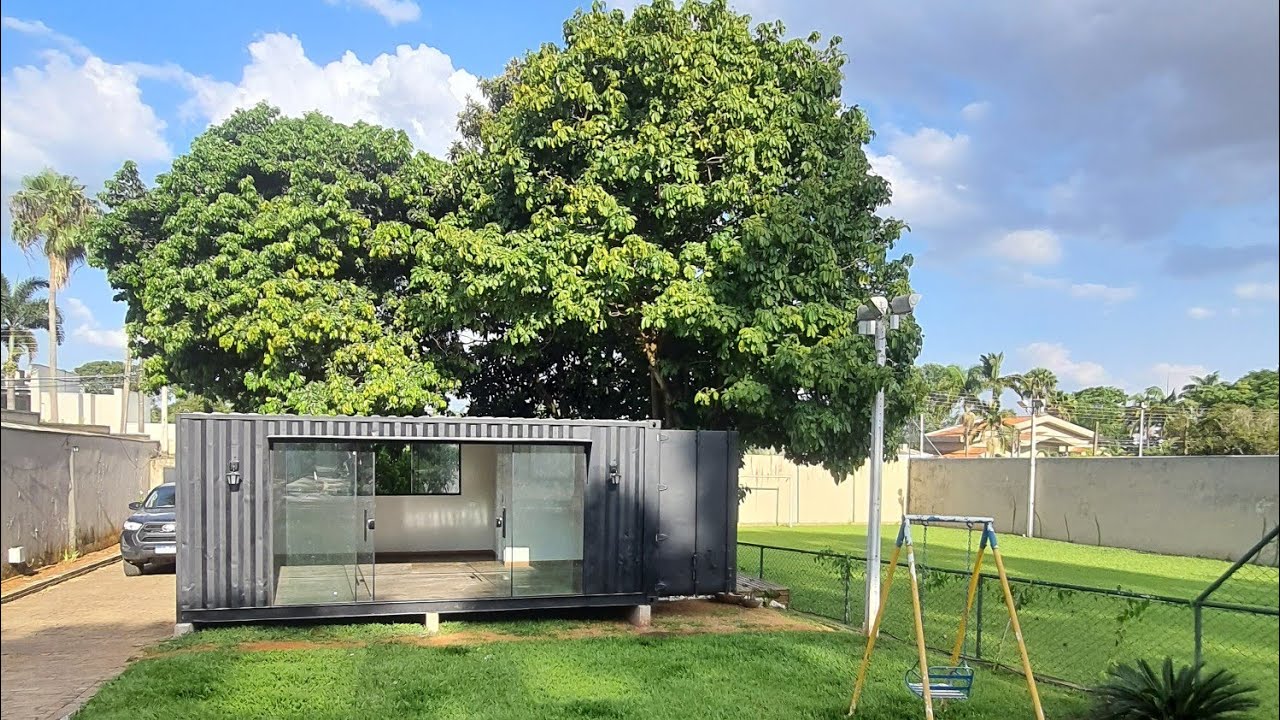 Academia particular / escritório em container, entregue em Limeira SP ...