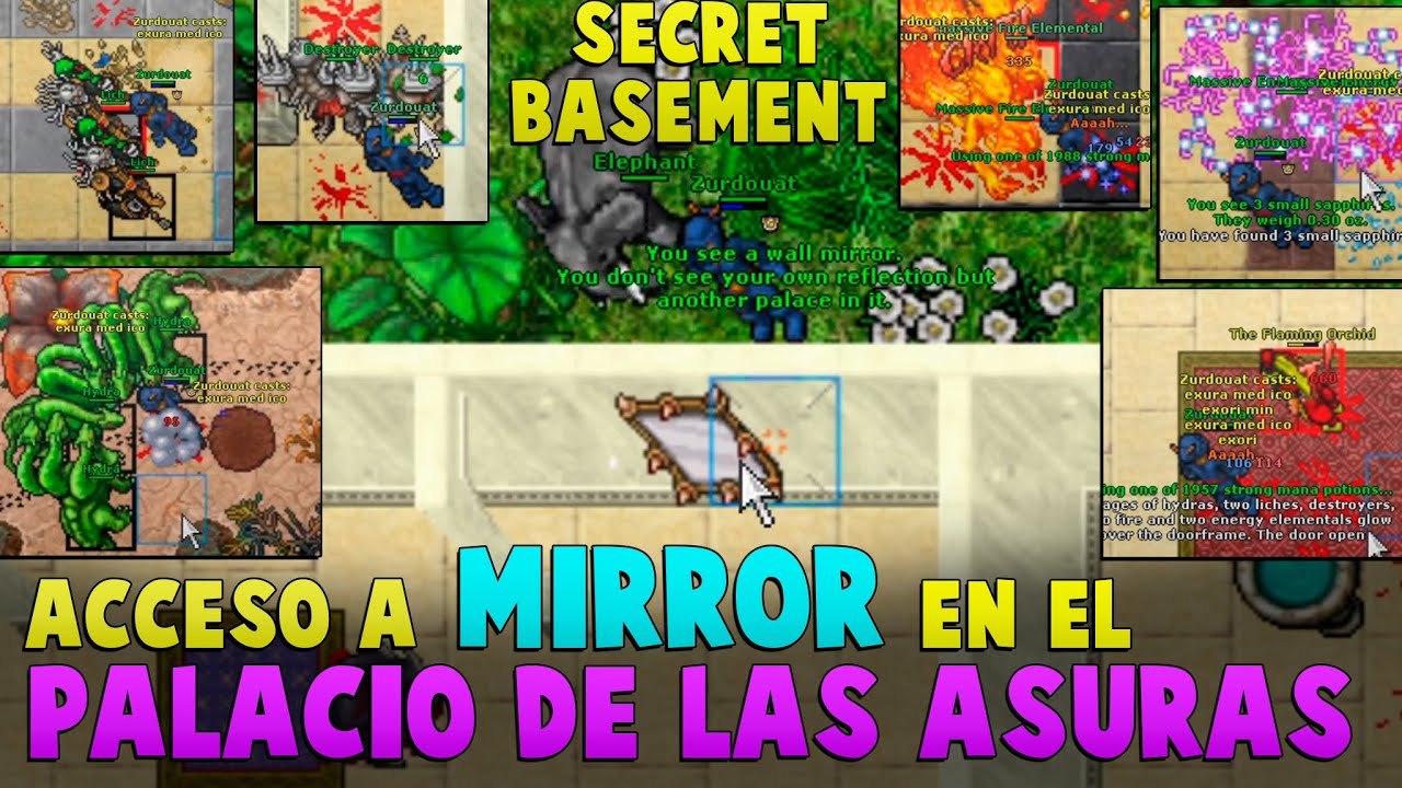 Tibia: 🔥 Acceso a Mirror | Asura Palace Quest | Lost Brother Quest ...