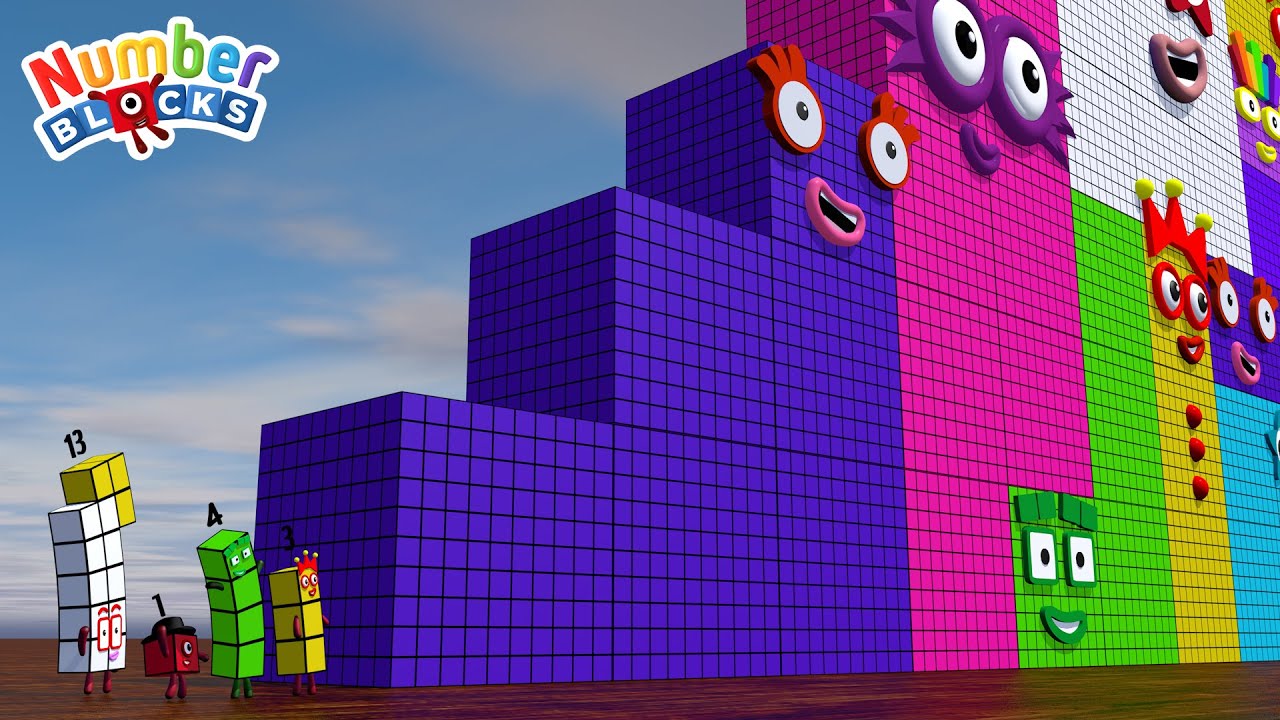 Numberblocks Step Squad NEW 13 to 171000 BIGGEST - The Amazing Step ...