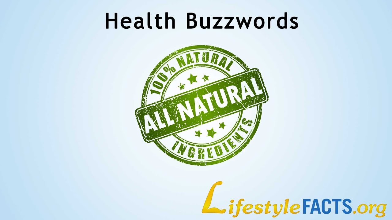 Health Buzzwords - YouTube