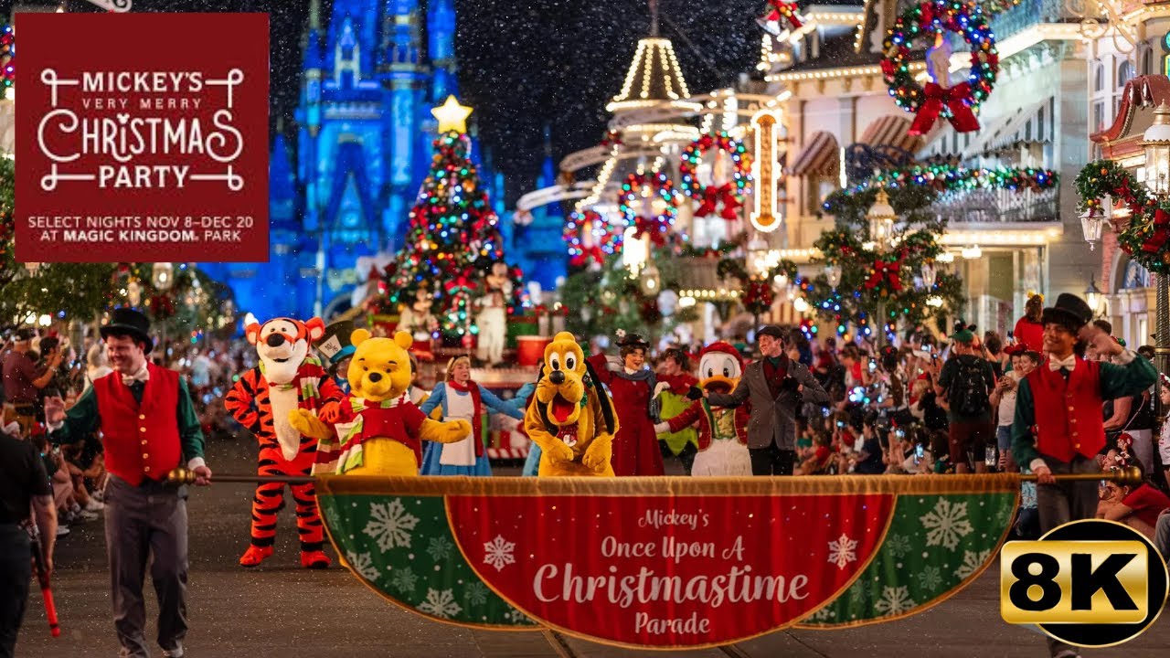 2024 *PREMIUM SPOT Nighttime Christmas Parade "Disney Once Upon A ...