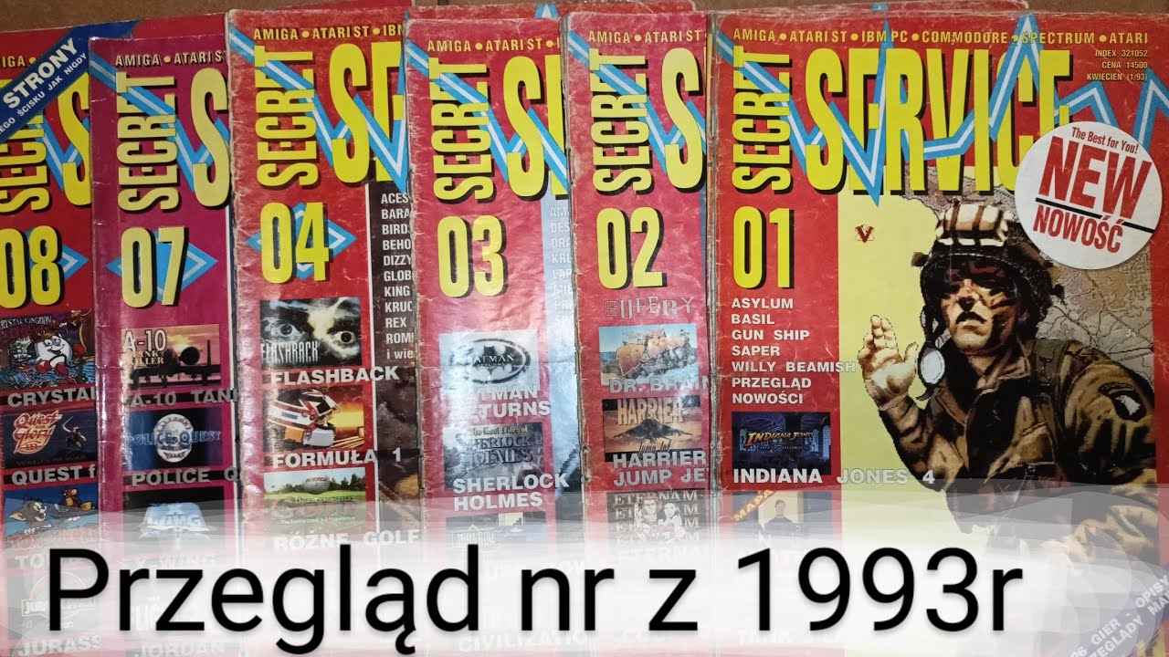 Przegląd najstarszych numerów magazynu Secret Service z 1993r - Stare ...