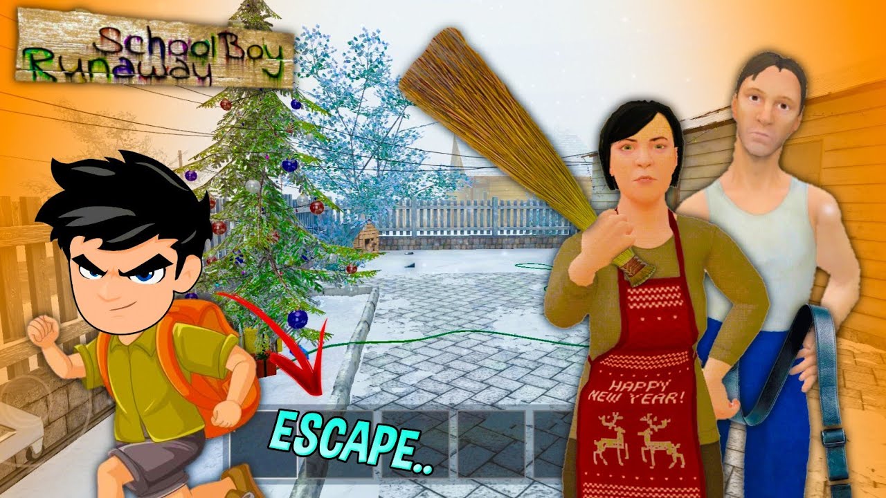 SCHOOL BOY RUNAWAY GAME.. ESCAPE !! - YouTube