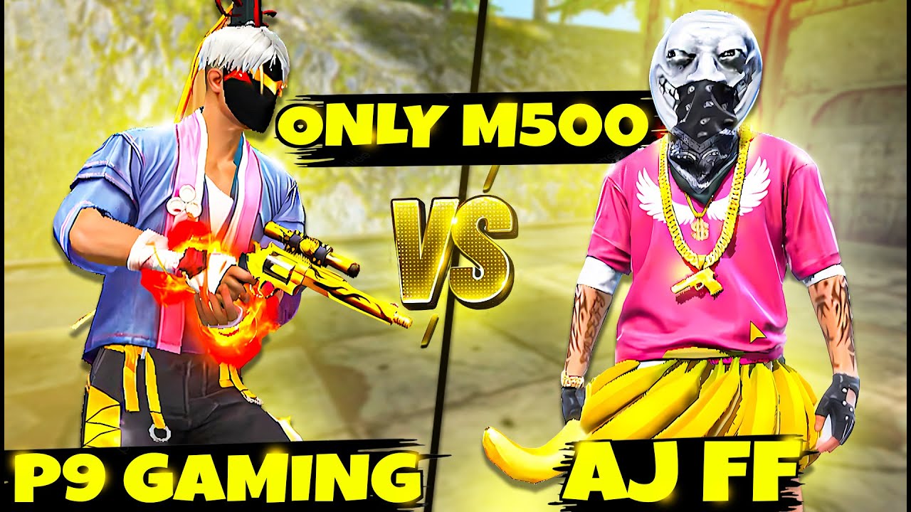 Pakistan's No.1 M500 Player Vs P9 Gaming 😱 Challenge with AJ FF - YouTube