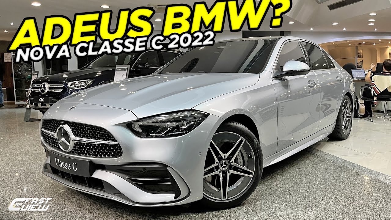 NOVO MERCEDES BENZ CLASSE C C200 AMG LINE 2022 É O MELHOR DA CATEGORIA ...