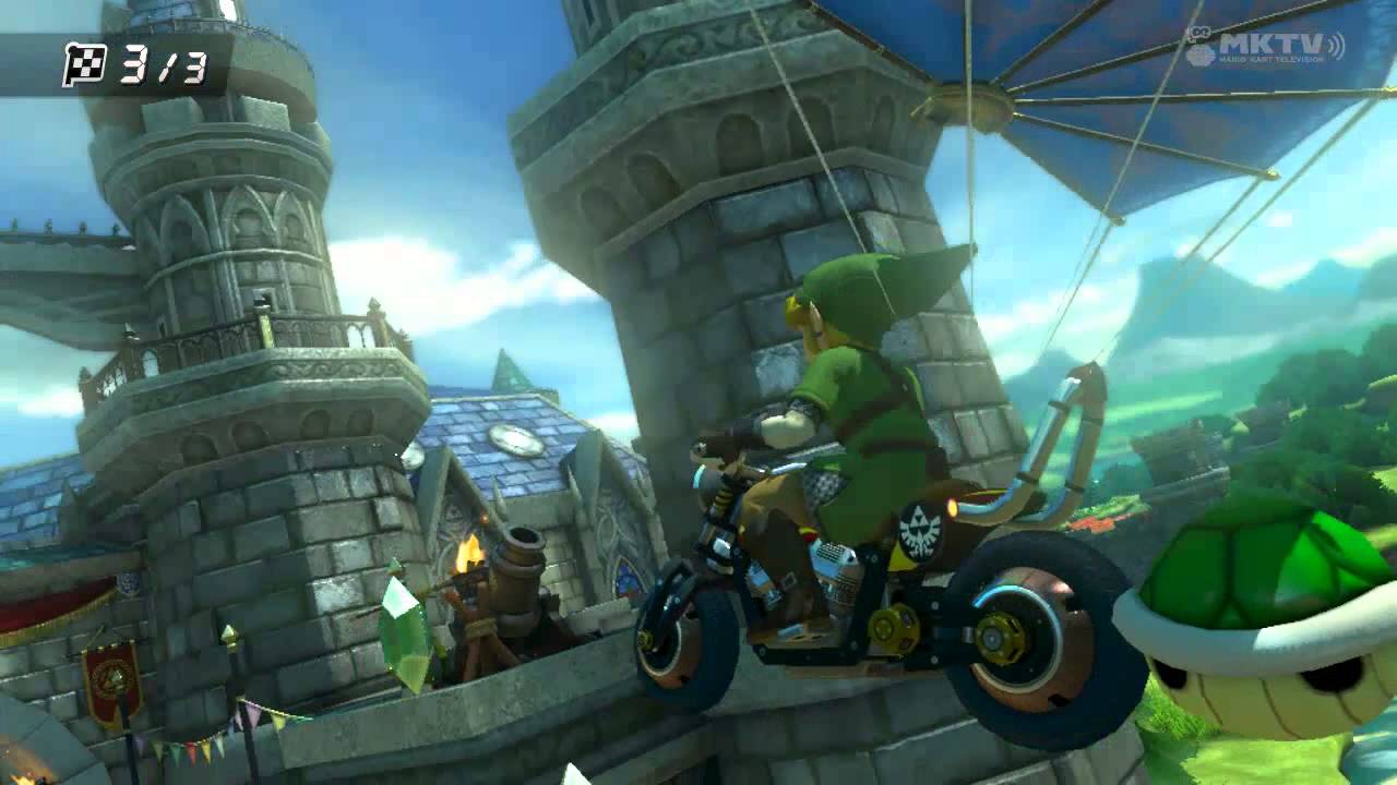 Wii U - Mario Kart 8 - Hyrule Circuit - YouTube