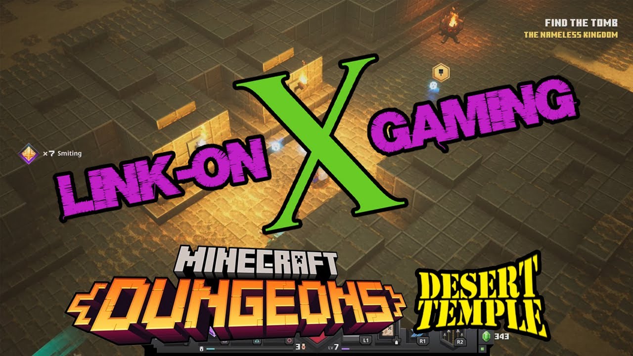 Minecraft Dungeons: Desert Temple and The Nameless One (PS5) - YouTube