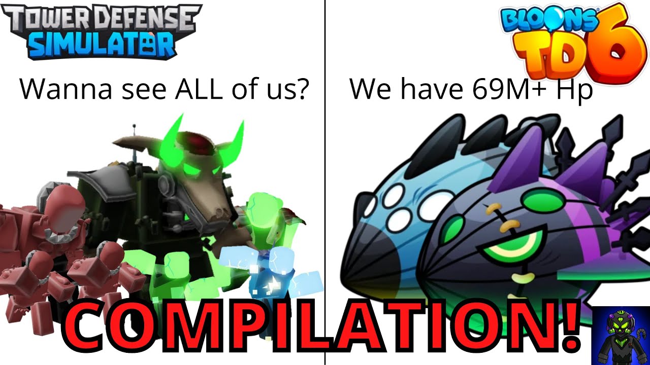 IF TDS ENEMIES AND BTD6 BLOONS MET - COMPILATION 3 | (11-13) - YouTube