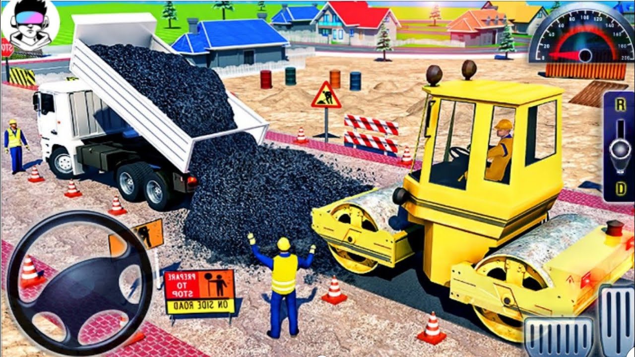 Road Builder Construction Simulator 3D - Construction Vehicles Game ...