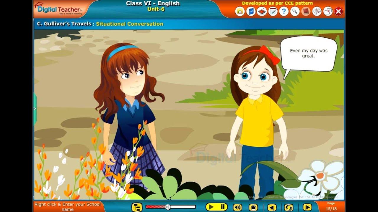 Situational Conversation class 6 English | Digital Teacher - YouTube