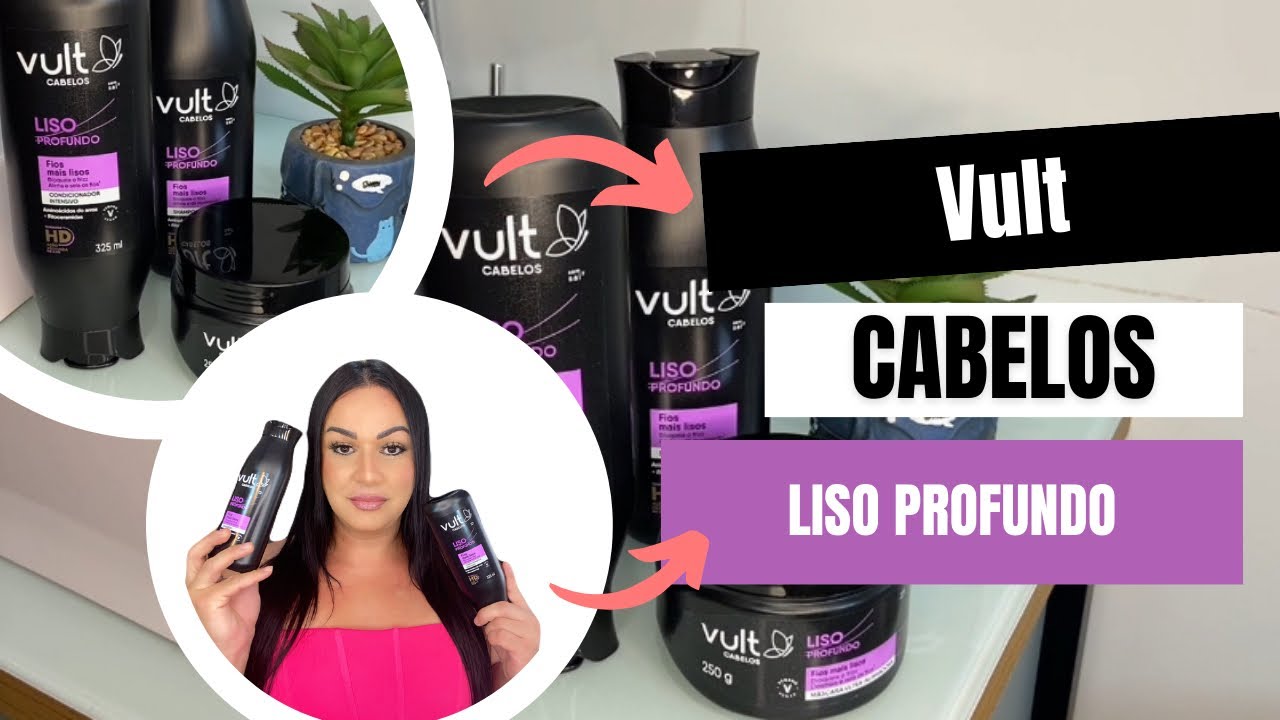 Vult cabelos liso profundo @VultCosmetica - YouTube