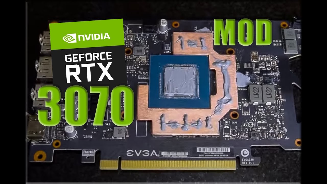 RTX 3070 Copper Plate Mod - YouTube