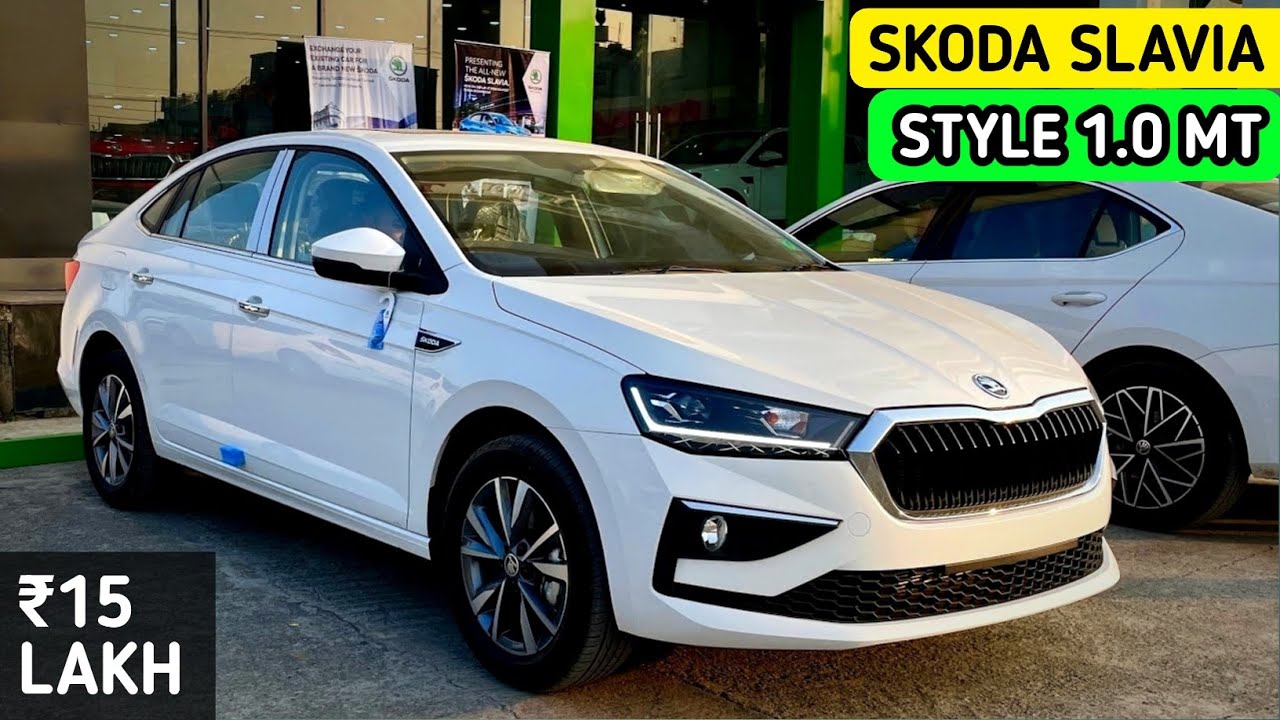 2023 NEW SKODA SLAVIA 😳- 15 लाख वाली | Mini BMW 🔥Most value for money ...