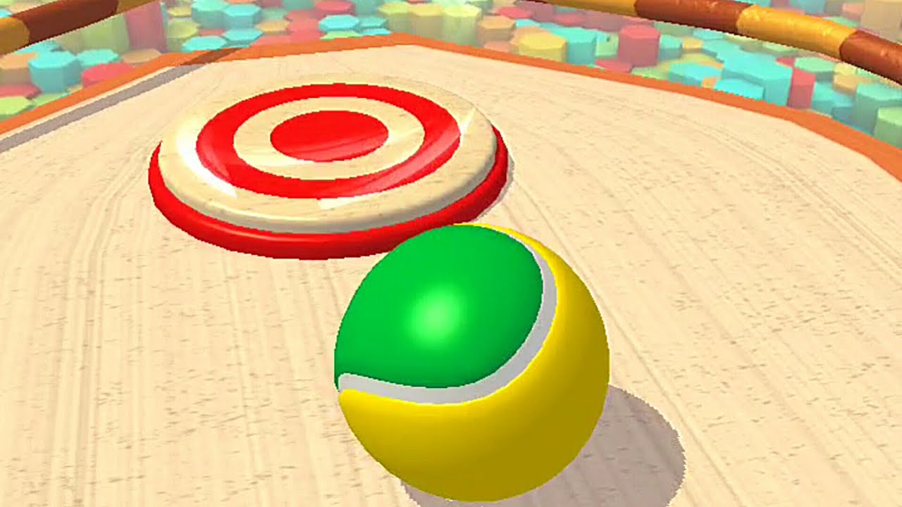 Ball Games ACTION BALLS 🌈 Gameplay Android iOS 🛟 Gyrosphere Race #76 ...
