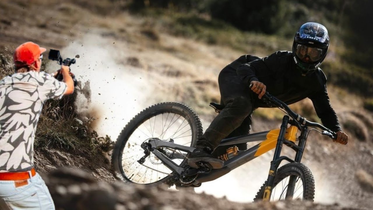 MTB Racing Flip Stunt in Mountain || downhill video - YouTube