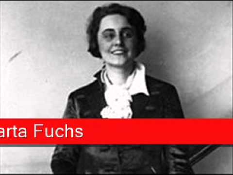 Marta Fuchs: Wagner - Götterdämmerung, 'Brunhilde's Immolation' - YouTube