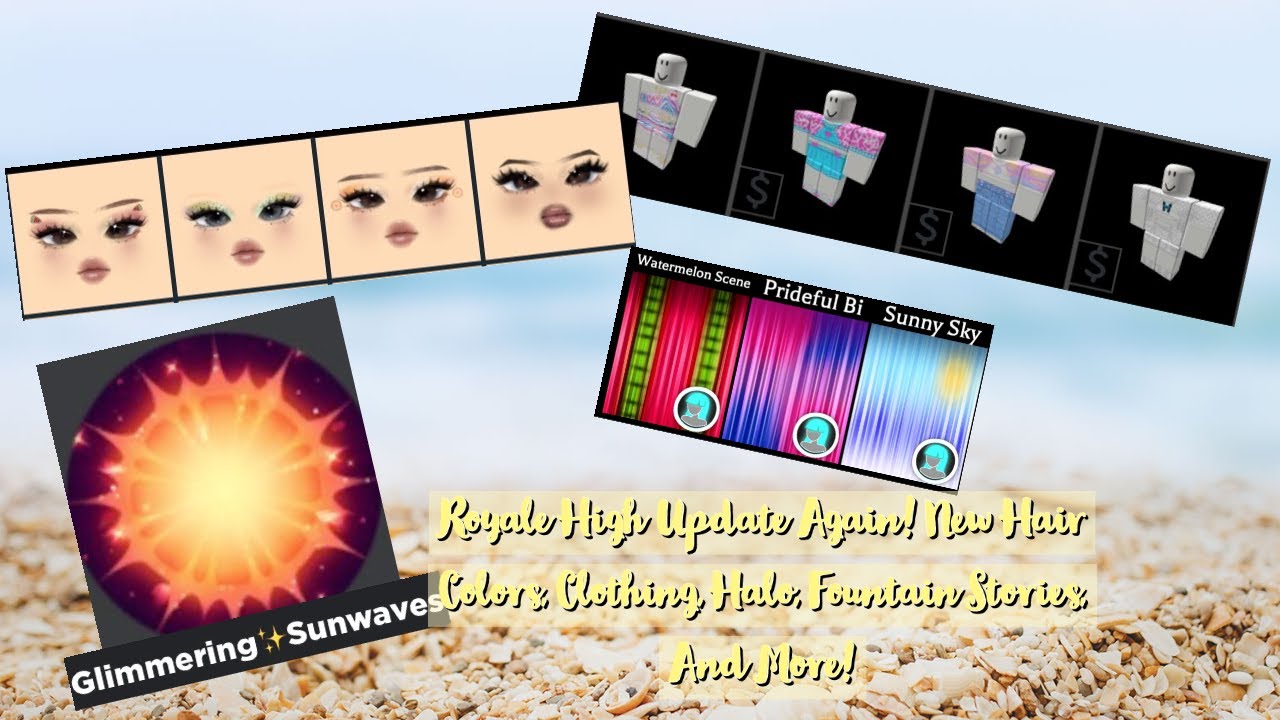 Royale High Updated Again!! New Hair Colors, Clothing, Halo, Fountain ...