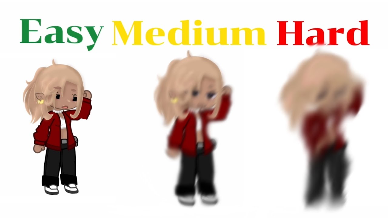 My editing levels - Easy, Medium,Hard - YouTube