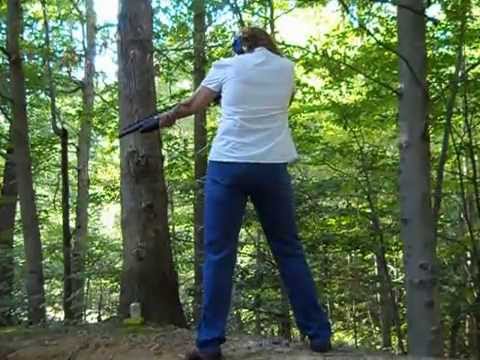 Mom shoots Berika semi-auto part 1