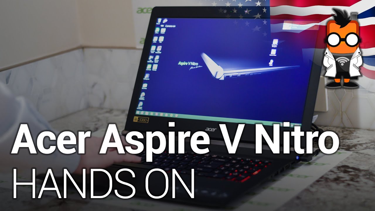 Acer Aspire V Nitro Laptop with Real Sense 3D Camera hands-on at CES ...