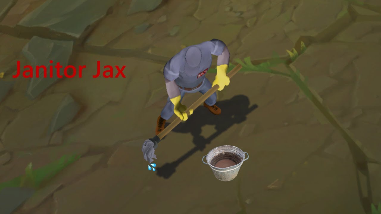 Janitor Jax Custom Skin League of Legends - YouTube