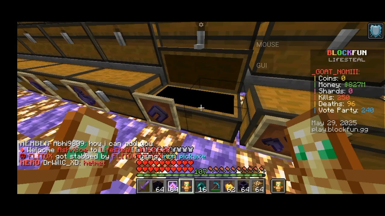 W STASH? IP : play.blockfun.gg - YouTube