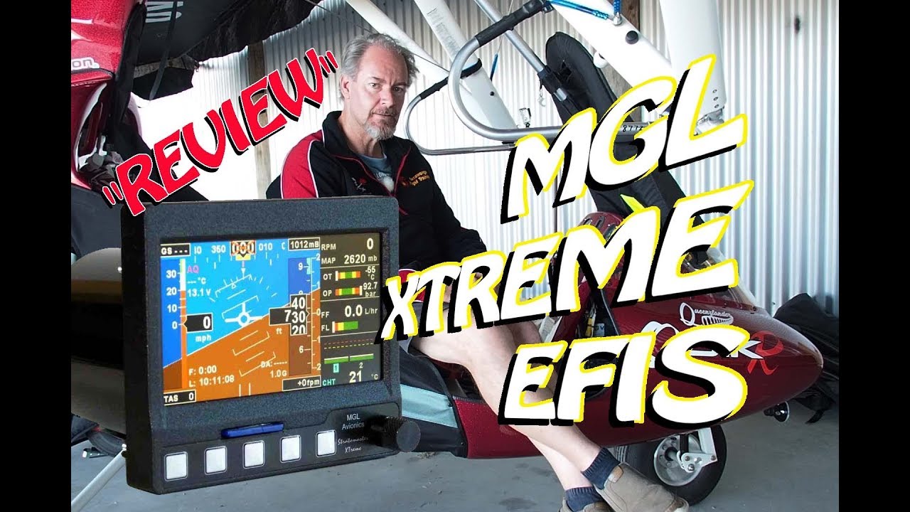 How to use MGL Xtreme EFIS Glass Cockpit with Review - YouTube