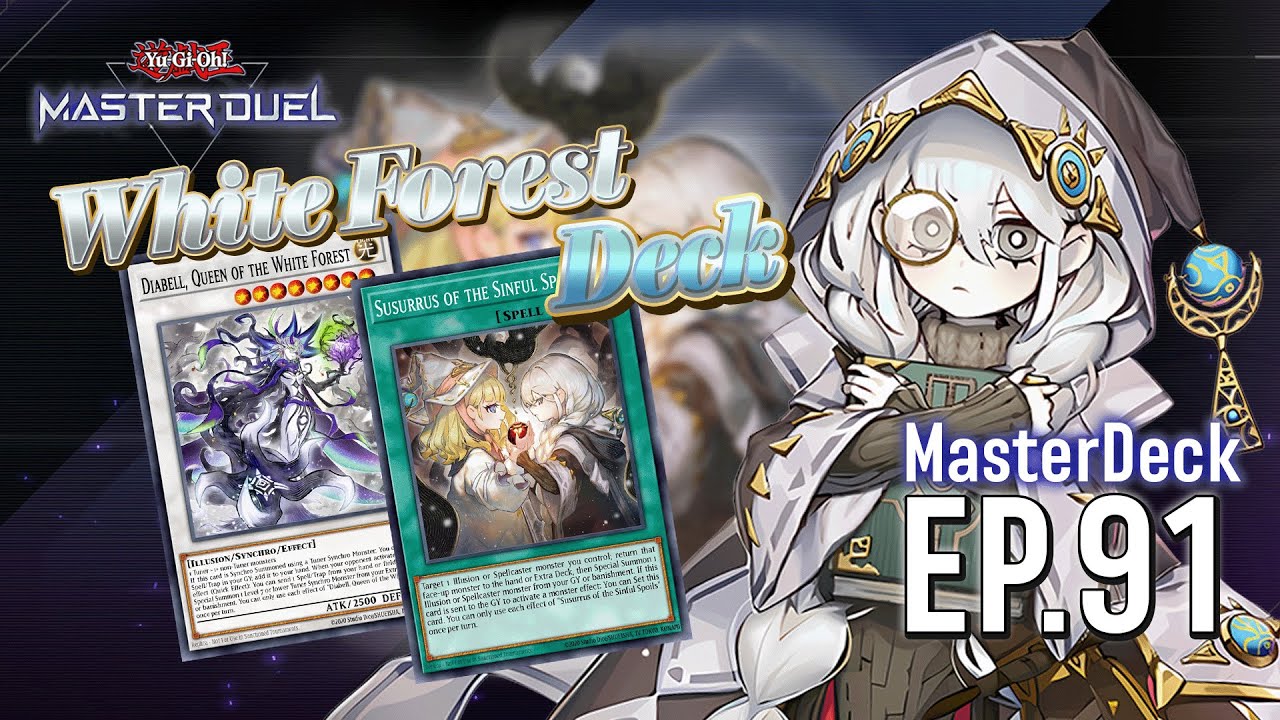 🔴 MasterDeck EP.91 White Woods (White forest) สาวน้อยมหัศจรรย์จากป่าสีขาว | Yu-Gi-Oh! MASTER ...