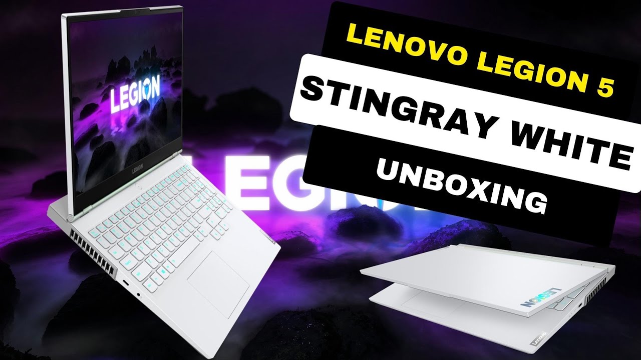 Lenovo Legion 5 [Stingray White] w/Accessories | Unboxing, Overview ...