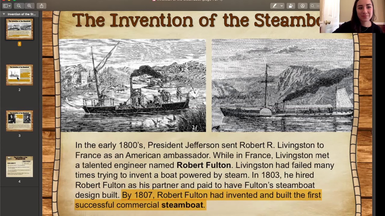 The Invention of the Steamboat - YouTube