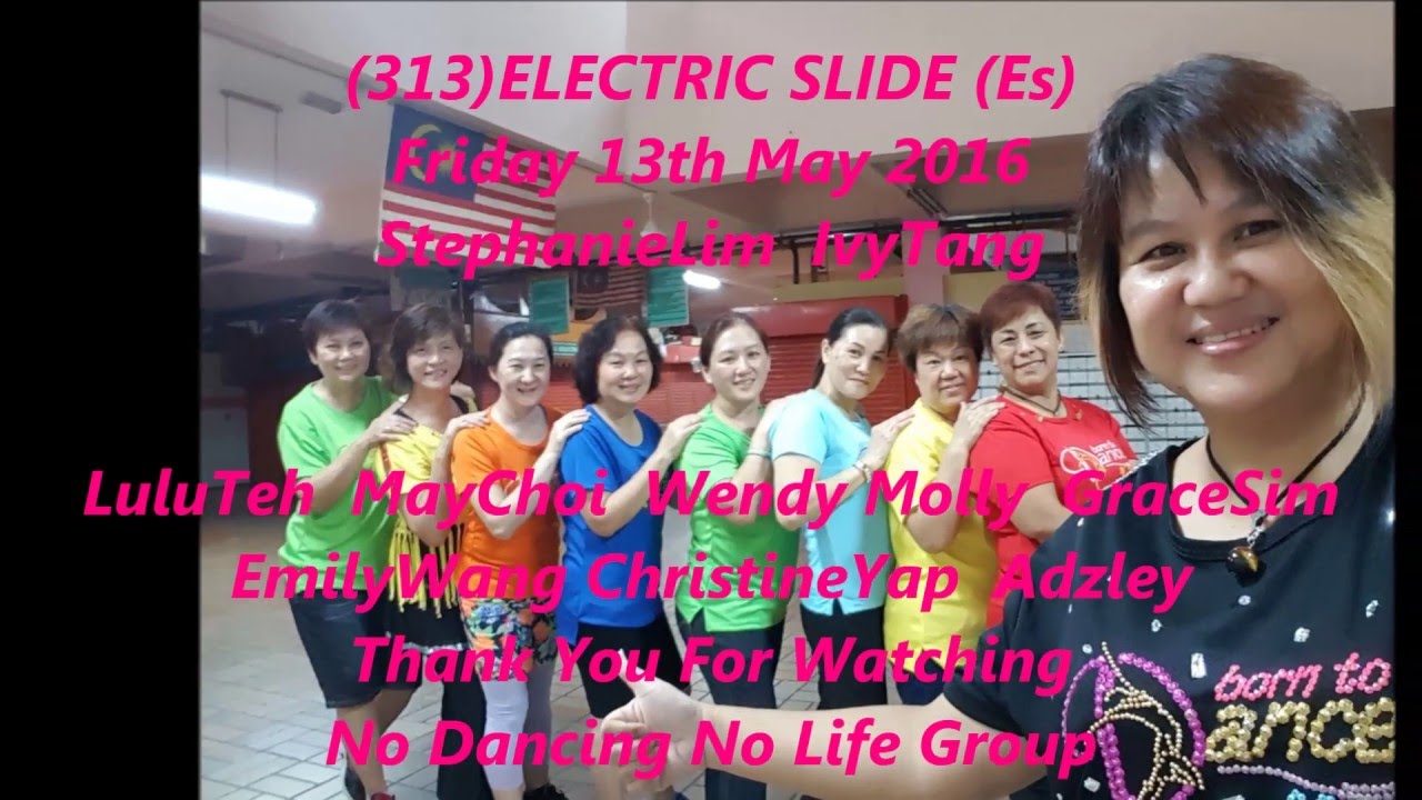 (313)Electric Slide By Ric Silver (Line Dance) - YouTube