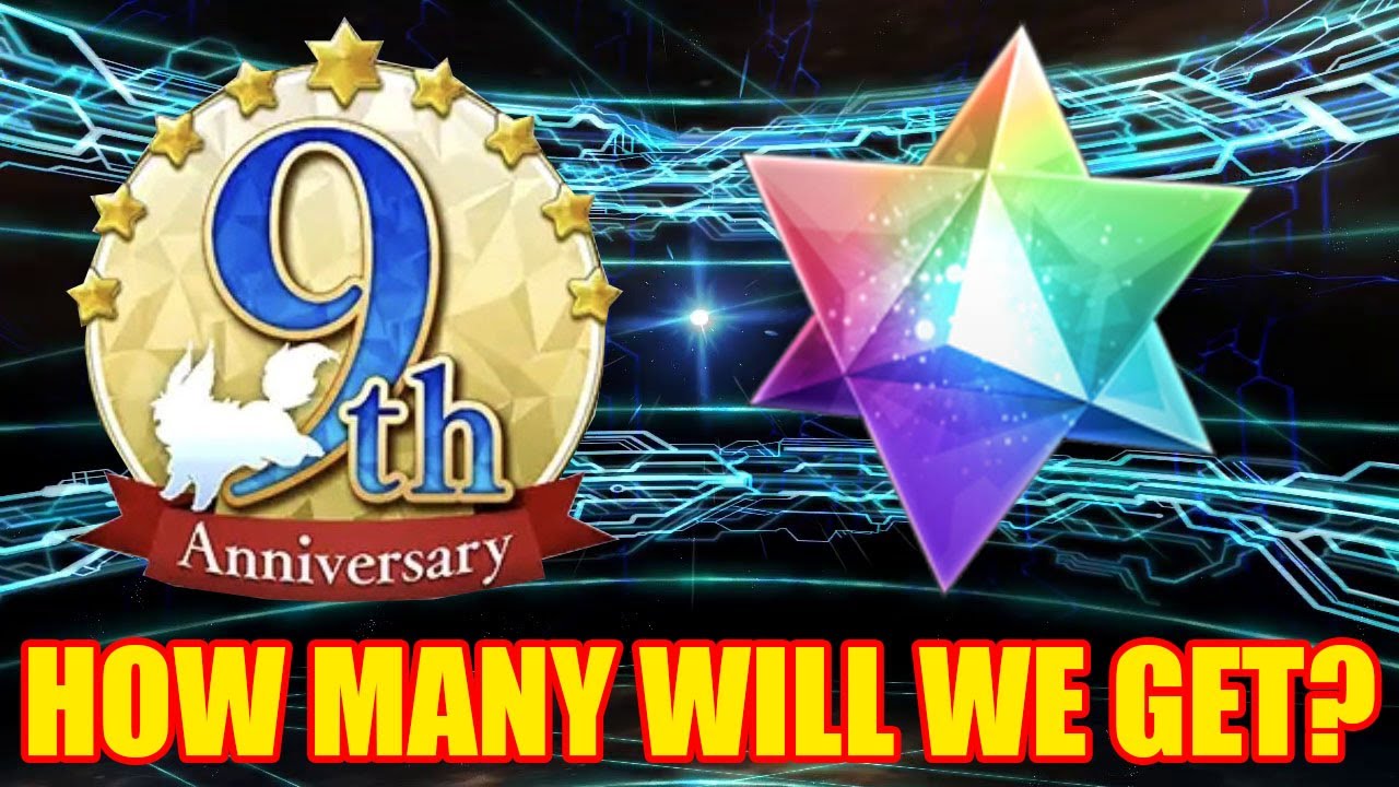 How many Saint Quartz will we get for Fate/Grand Order 9th Anniversary ...