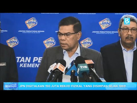 JPN digitalkan 150 juta rekod fizikal yang disimpan sejak 1869