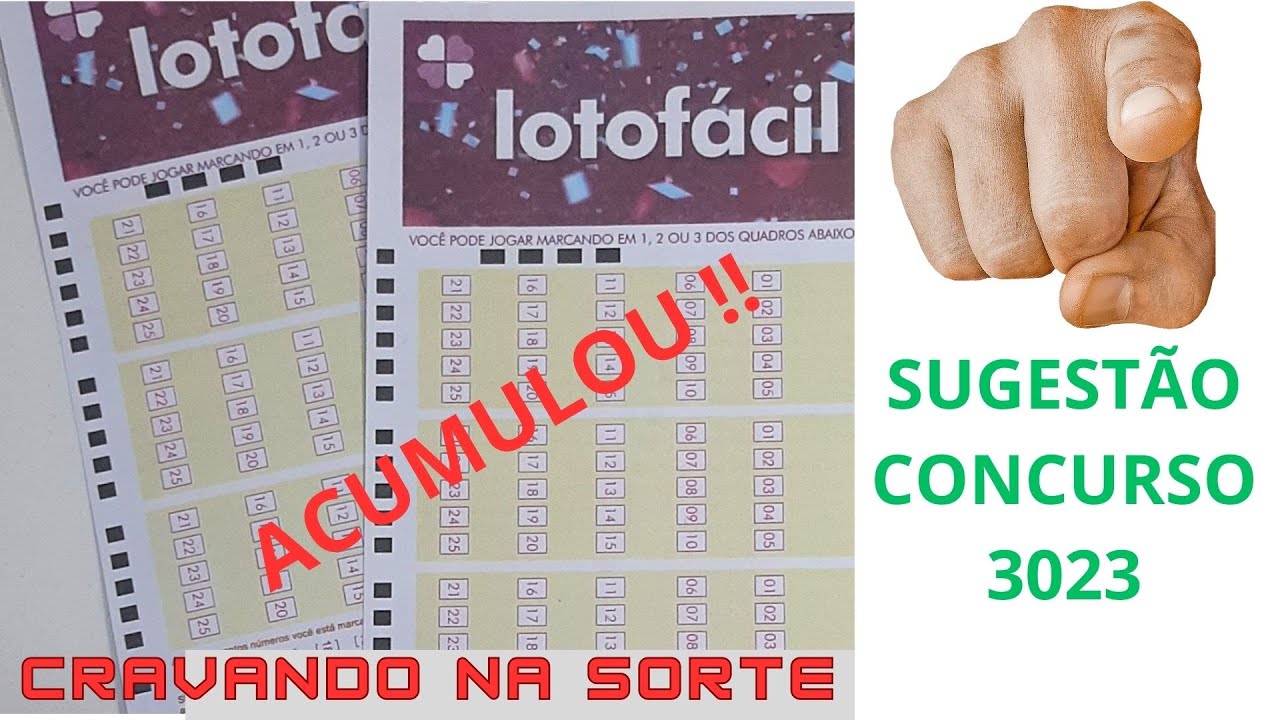 CONCURSO LOTOFACIL 3023.ANÁLISE E GRÁFICO - YouTube