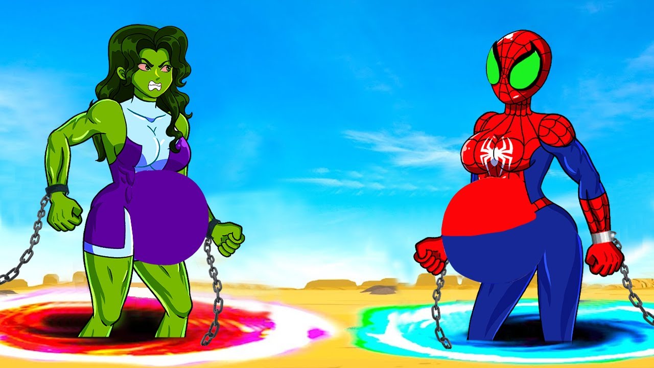 Evolution Of SHE HULK PREGNANT vs Evolution Of SPIDER GIRL : Returning ...