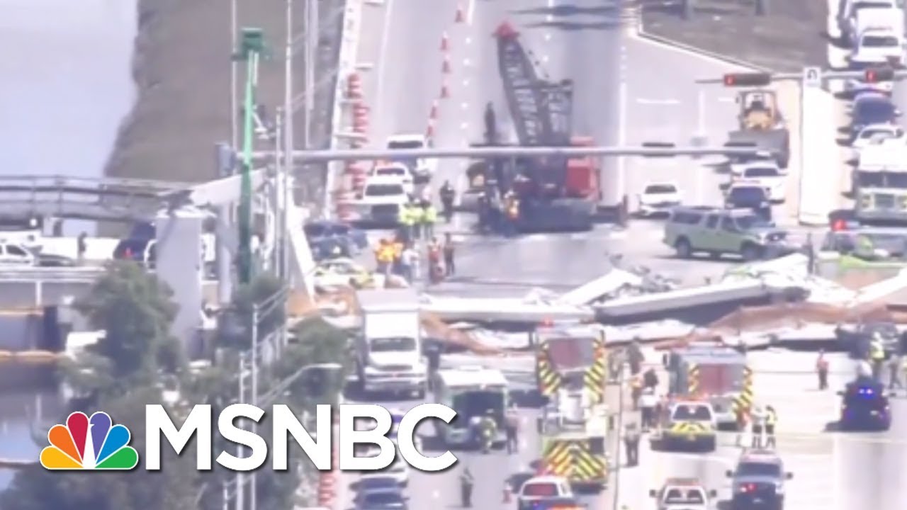 Pedestrian Bridge Collapses In Florida | MSNBC - YouTube