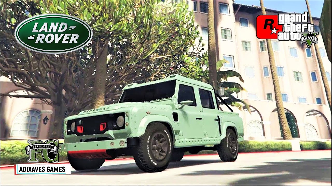 Land-Rover Defender 110 2017 | GTA V Real Life Mods | Vehicle TestDrive ...