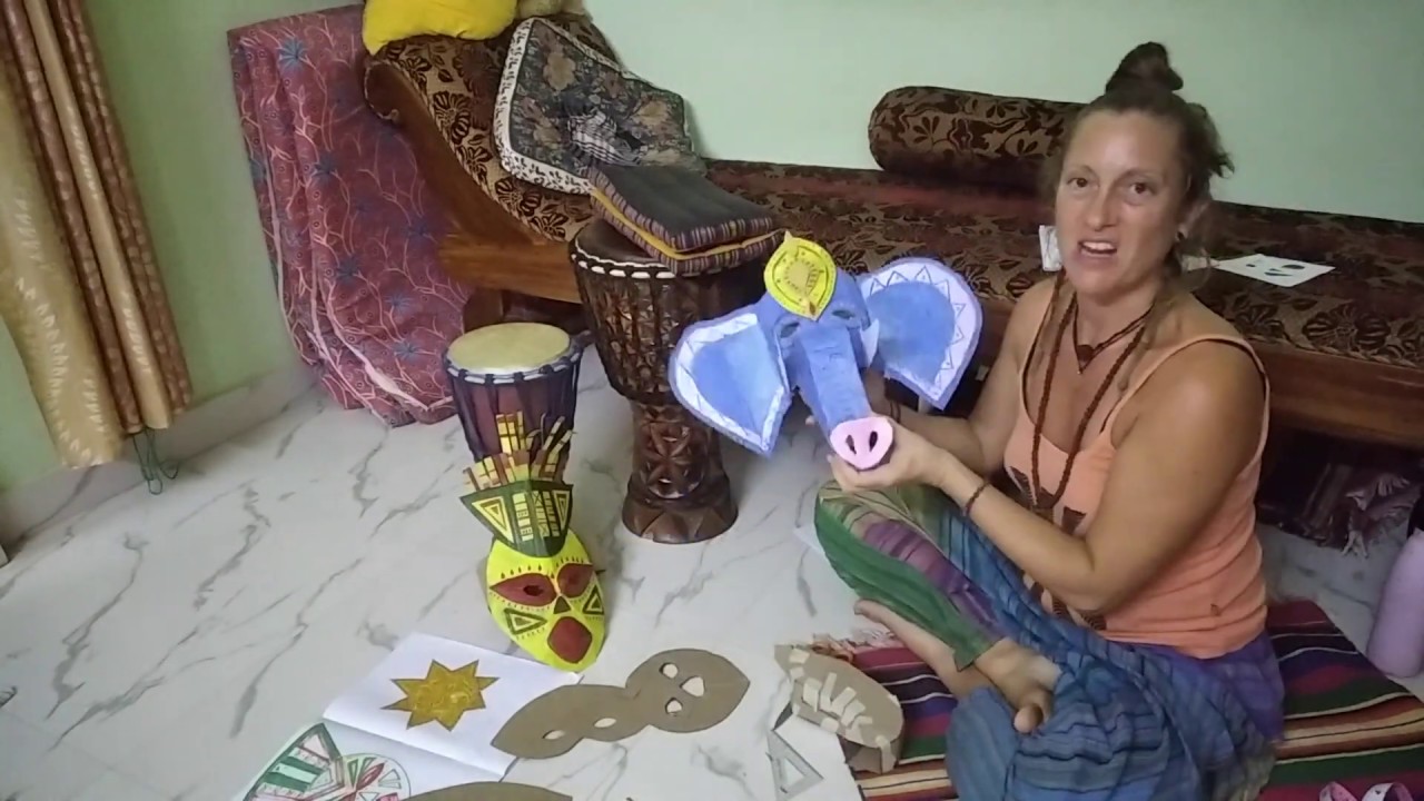 EMCCAN presents: Mask Making workshop with Emma Garofalo in India - YouTube