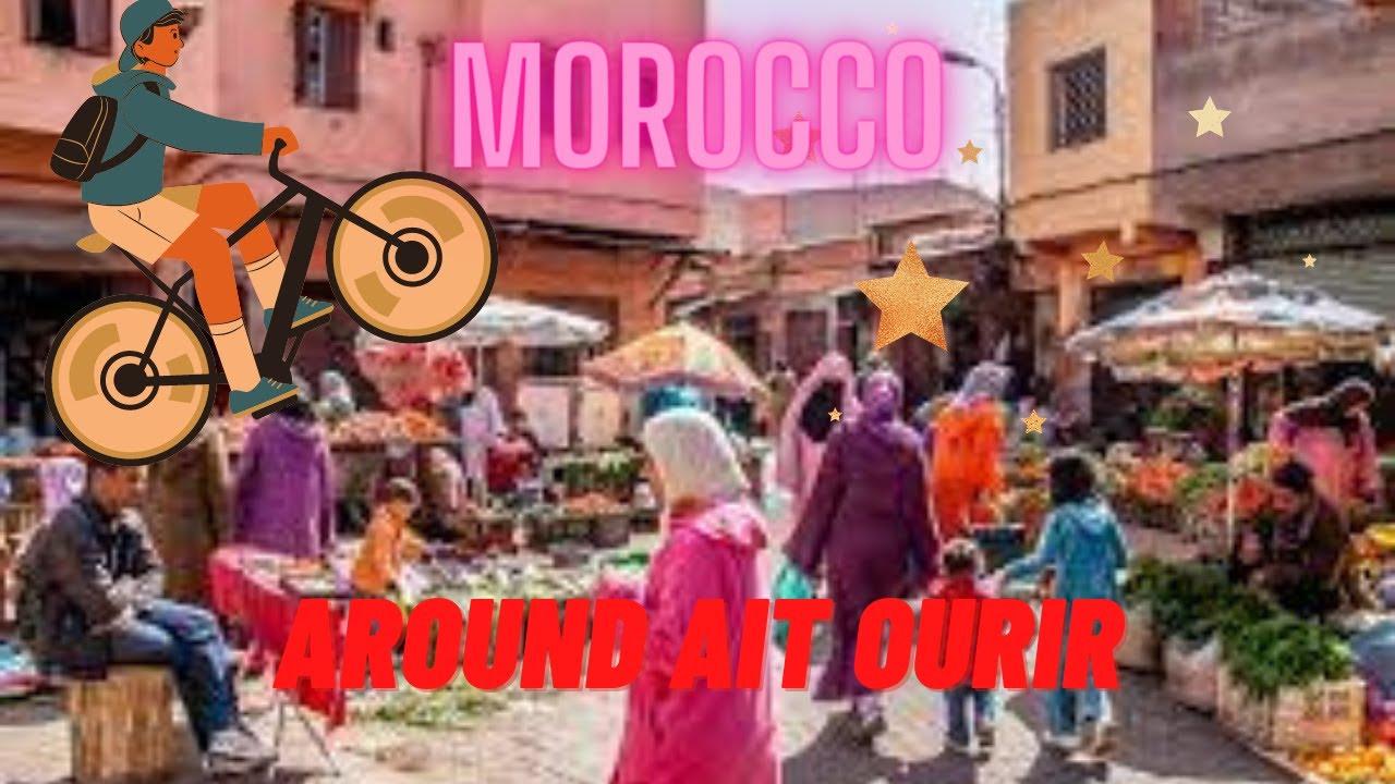 Bicycle tour around Ait Ourir city. Marrakech region. - YouTube