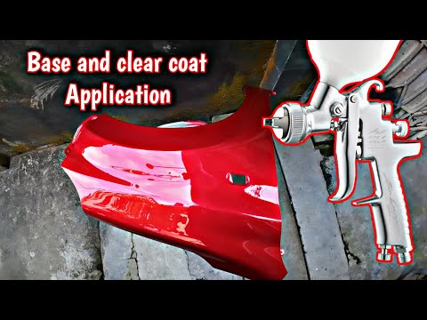 Iwata Air Gunsa AZ3 HTE2 gravity feed spray gun review 