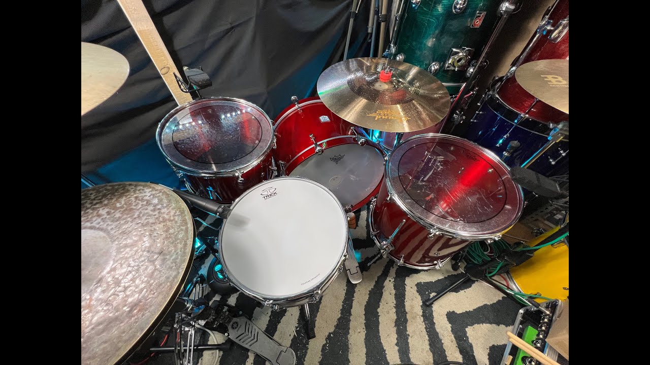 Trick Aluminium Drum Kit With Copper Snare - YouTube