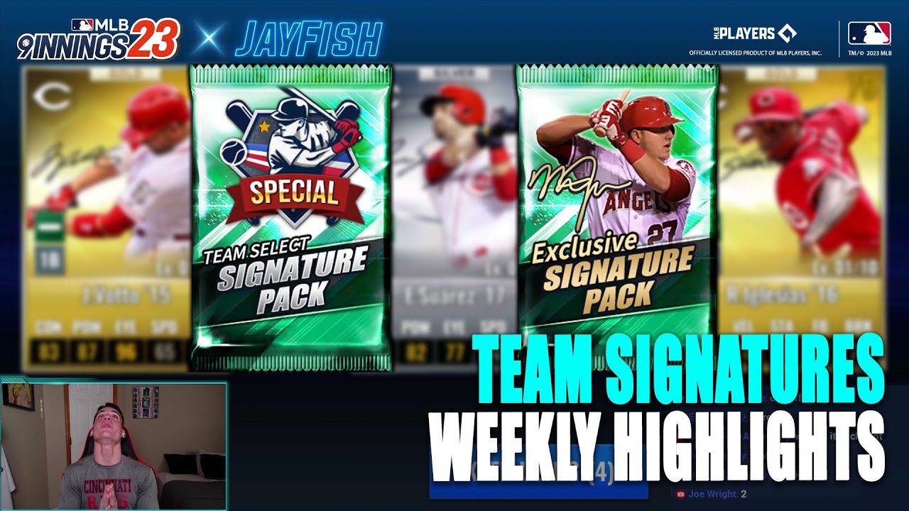 MLB 9 Innings | Exclusive & Special Team Signatures | Weekly Highlights ...