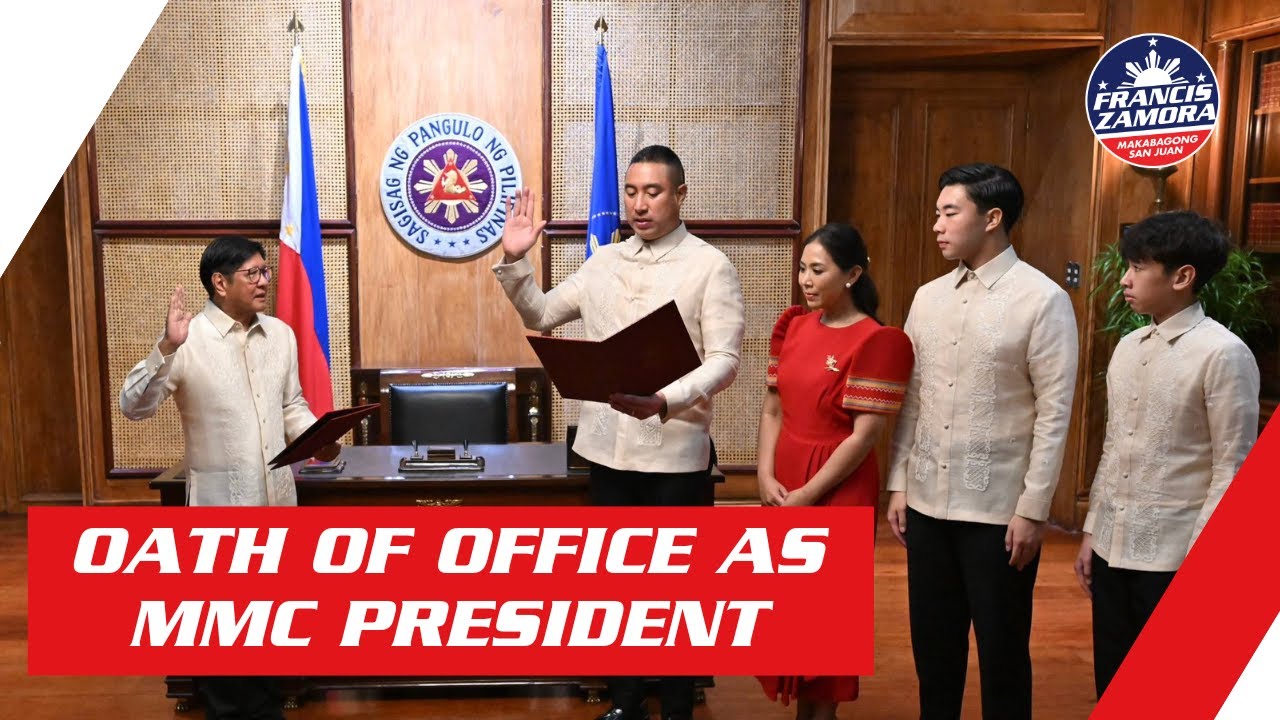 Mayor Francis Zamora's Oath-Taking as Metro Manila Council President ...