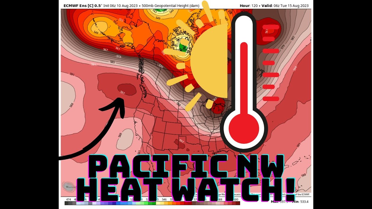 Pacific Northwest Heat, Thermal Trough update! - YouTube