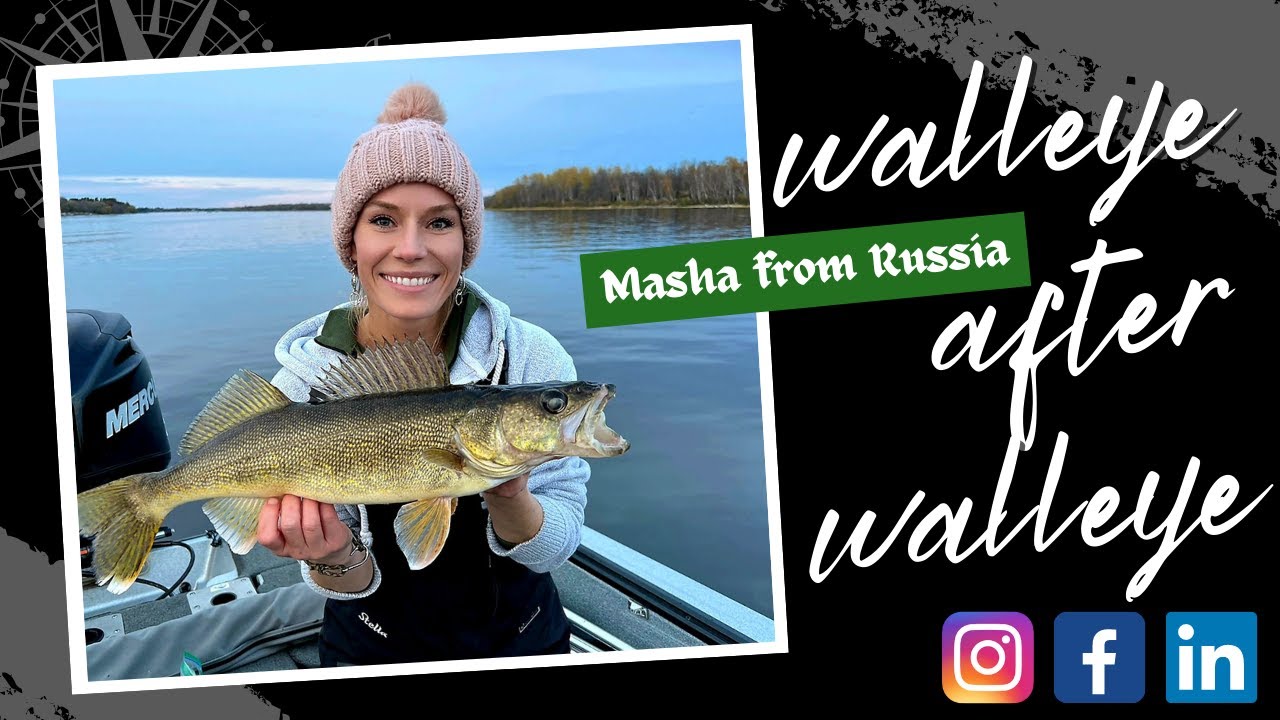 Fall Walleye Fishing | Northern Minnesota 2022 | Russian and English ...